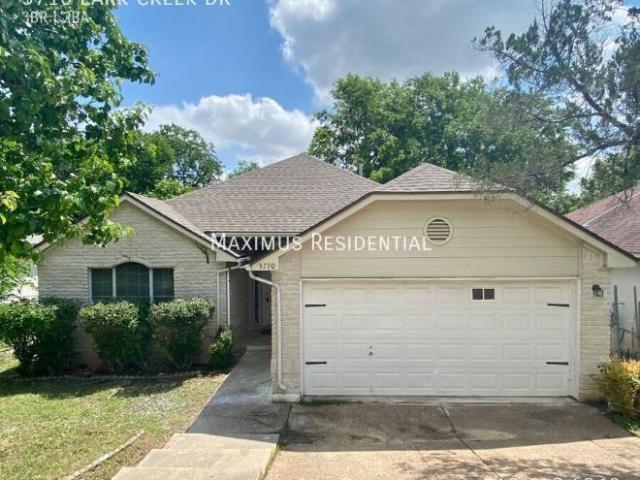3 Br, 2 bath, Single Family 5710 Lark Creek Dr