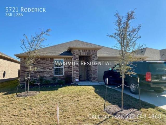 3 Br, 2 bath, Single Family 5721 Roderick