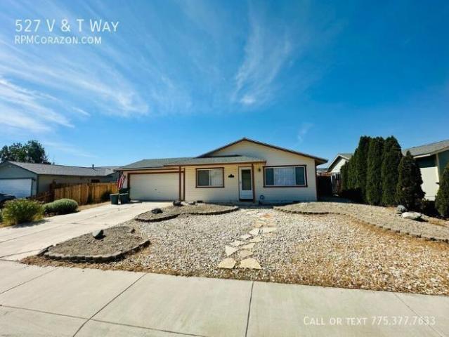 3 Br, 2 bath, Single Family 527 V & T Way