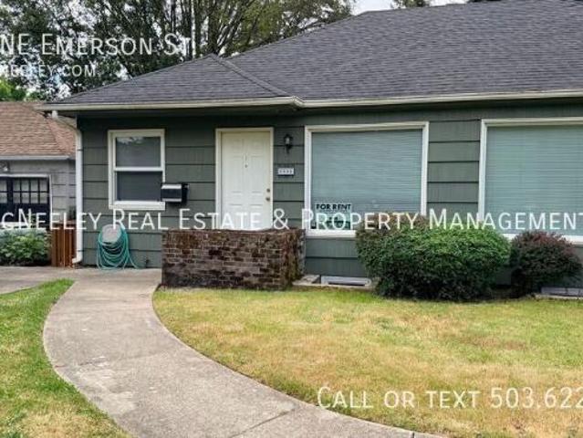 3 Br, 2 bath, Single Family 6606 NE Emerson St