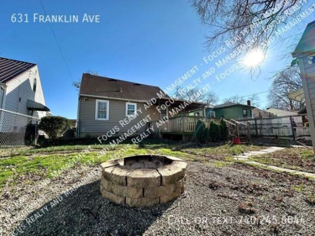 3 Br, 2 bath, Single Family 631 Franklin Ave