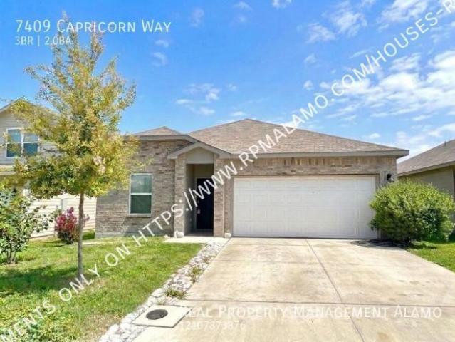 3 Br, 2 bath, Single Family 7409 Capricorn Way