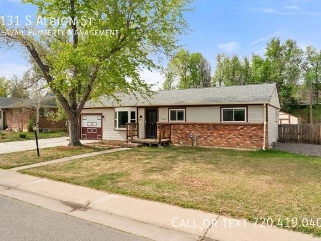 3 Br, 2 bath, Single Family 7131 S Albion St