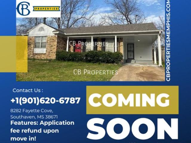 3 Br, 2 bath, Single Family 8282 Fayette Cv