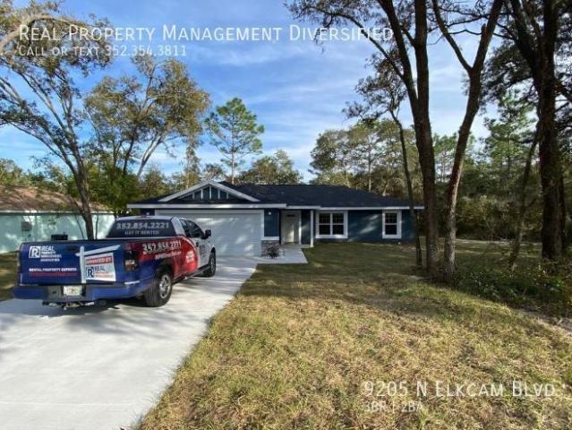 3 Br, 2 bath, Single Family 9205 N Elkcam Blvd