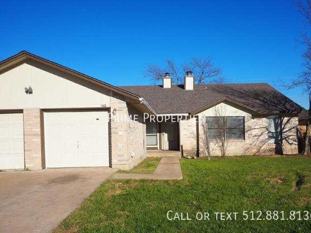 3 BR, 2 BA Apartment 1401 Hermitage Drive, Round Rock, TX 78681