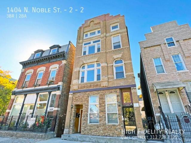 3 BR, 2 BA Apartment 1404 N. Noble St. 2, Chicago, IL 60642