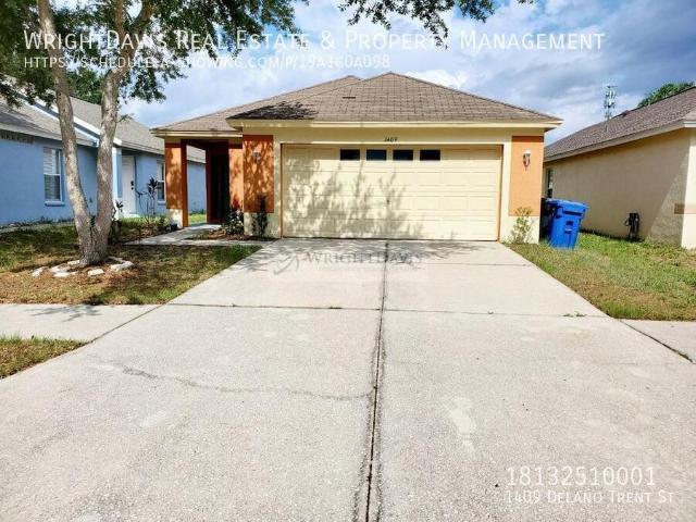 3 BR, 2 BA Apartment 1409 Delano Trent St, Ruskin, FL 33570