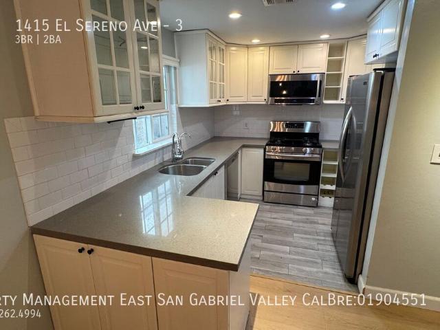 3 BR, 2 BA Apartment 1415 El Sereno Ave, Pasadena, CA 91103