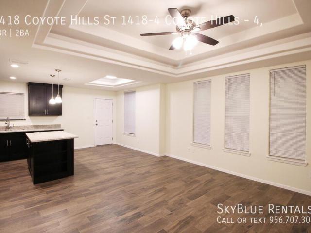 3 BR, 2 BA Apartment 1418 Coyote Hills St 1418 4 Coyote Hills, Edinburg, TX 78541