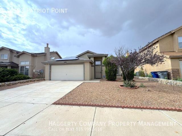 3 BR, 2 BA Apartment 14193 Patriot Point, El Paso, TX 79938