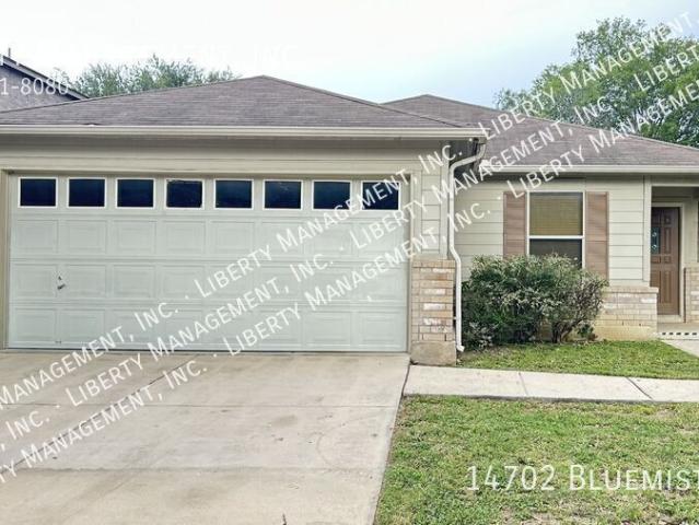 3 BR, 2 BA Apartment 14702 Bluemist Pass, San Antonio, TX 78247