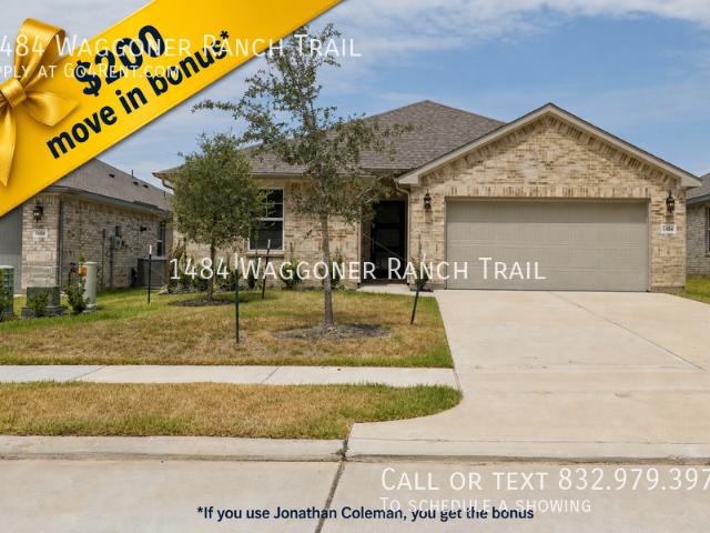 3 BR, 2 BA Apartment 1484 Waggoner Ranch Trail, Conroe, TX 77301