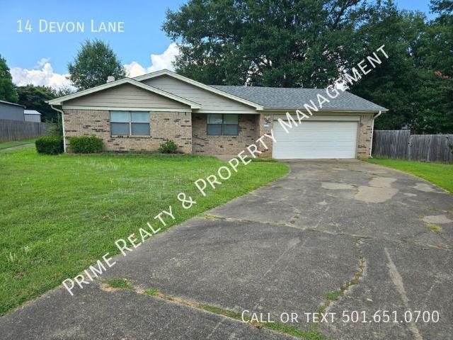 3 BR, 2 BA Apartment 14 Devon Lane, Jacksonville, AR 72076