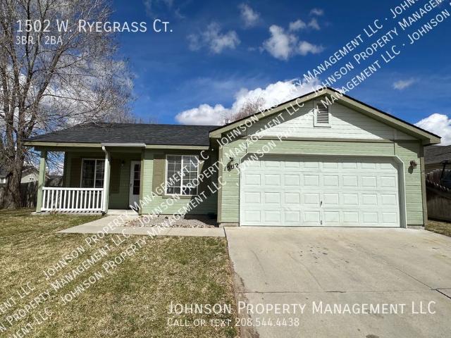 3 BR, 2 BA Apartment 1502 W. Ryegrass Ct Kuna, ID 83634
