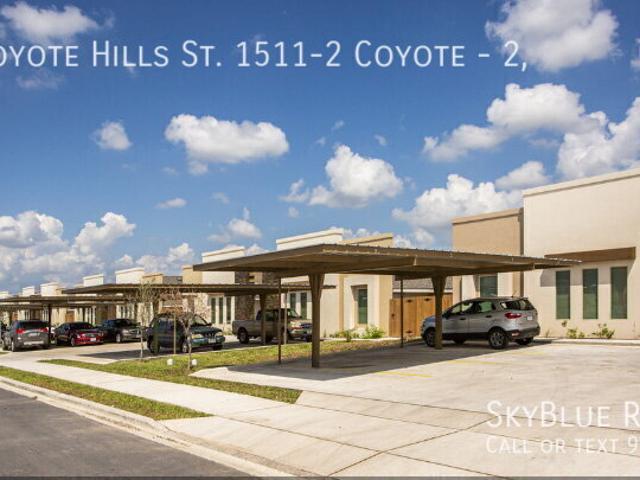 3 BR, 2 BA Apartment 1511 Coyote Hills St. 1511 2 Coyote, Edinburg, TX 78541