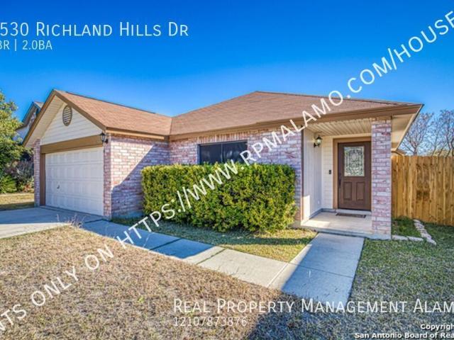 3 BR, 2 BA Apartment 1530 Richland Hills Dr, San Antonio, TX 78251