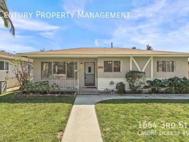 3 BR, 2 BA Apartment 1664 3rd St, La Verne, CA 91750