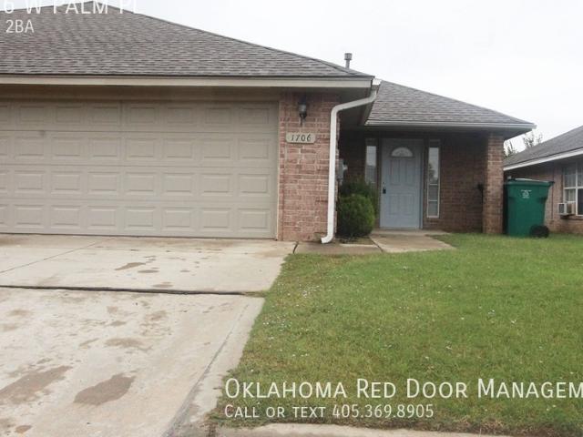 3 BR, 2 BA Apartment 1706 W Palm Pl, Oklahoma City, OK 73128