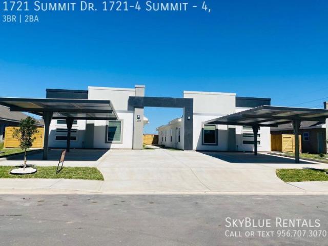 3 BR, 2 BA Apartment 1721 Summit Dr. 1721 4 Summit, Pharr, TX 78577