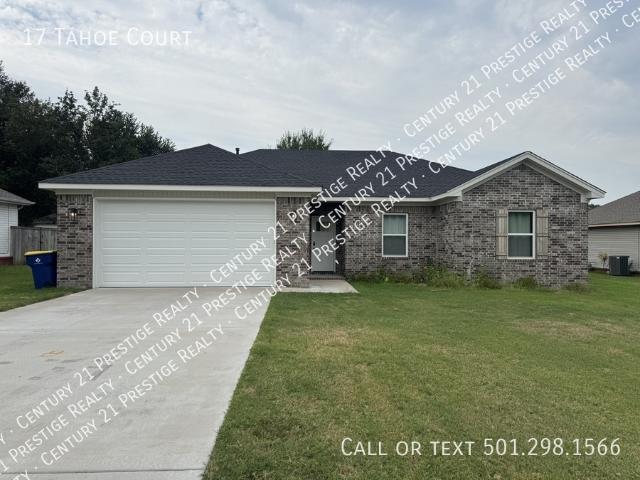 3 BR, 2 BA Apartment 17 Tahoe Court, Cabot, AR 72023