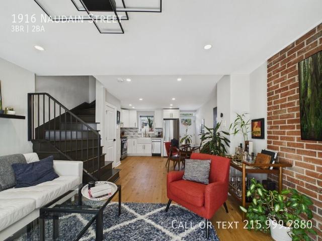 3 BR, 2 BA Apartment 1916 Naudain Street, Philadelphia, PA 19146