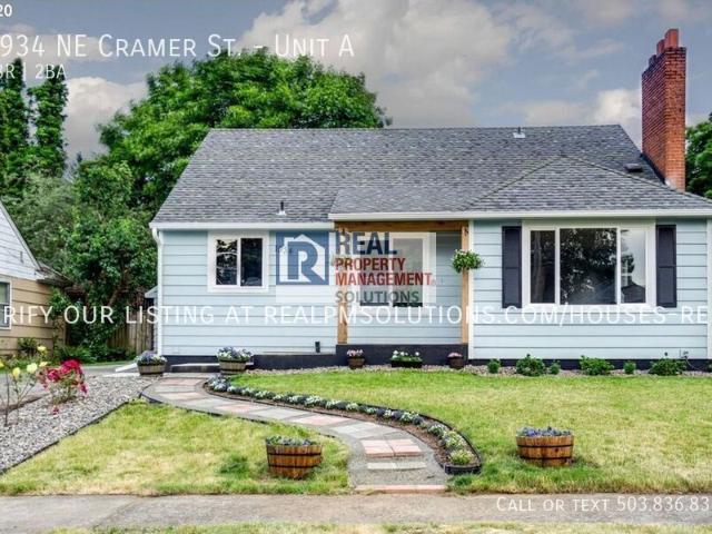 3 BR, 2 BA Apartment 1934 NE Cramer St Portland, OR 97211
