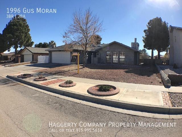 3 BR, 2 BA Apartment 1996 Gus Moran, El Paso, TX 79936