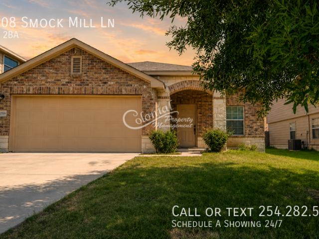 3 BR, 2 BA Apartment 10008 Smock Mill Ln, Temple, TX 76502