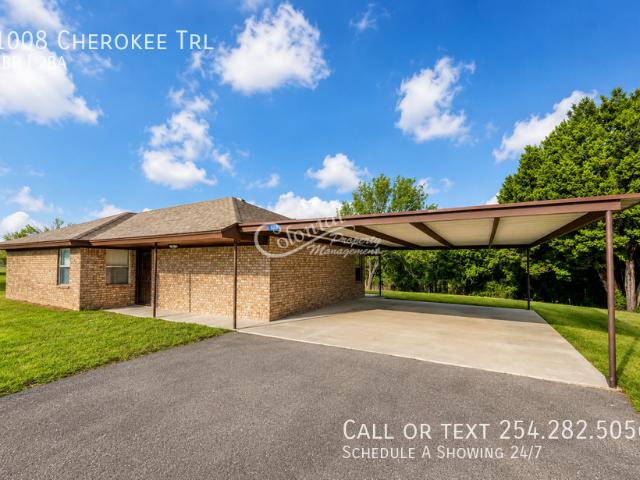 3 BR, 2 BA Apartment 1008 Cherokee Trl, Kempner, TX 76539