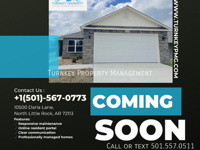 3 BR, 2 BA Apartment 10500 Darla Lane, North Little Rock, AR 72113