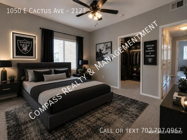 3 BR, 2 BA Apartment 1050 E Cactus Ave, Las Vegas, NV 89123
