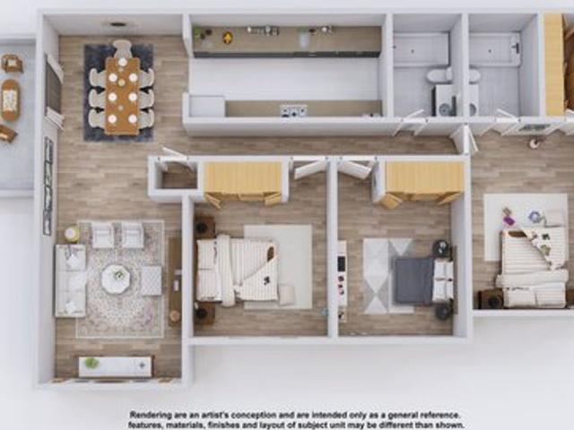 3 BR, 2 BA Apartment 1075 N Hairston Rd Unit 22 22H, Stone Mountain, GA 30083