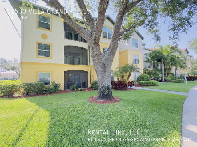 3 BR, 2 BA Apartment 11530 Villa Grand, Fort Myers, FL 33913