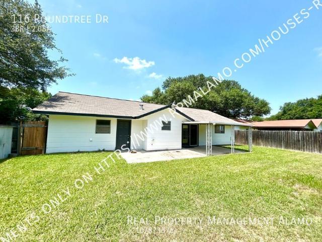 3 BR, 2 BA Apartment 116 Roundtree Dr, Schertz, TX 78154
