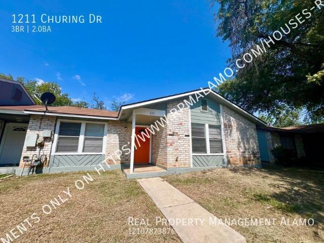 3 BR, 2 BA Apartment 1211 Churing Dr, San Antonio, TX 78245