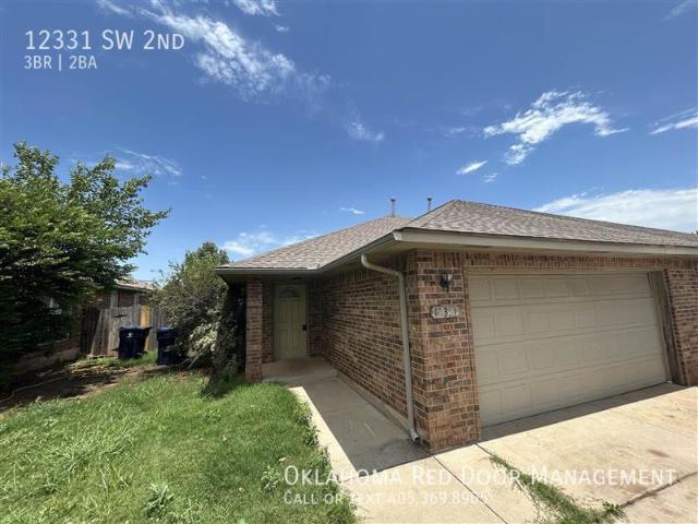 3 BR, 2 BA Apartment 12331 SW 2nd, Yukon, OK 73099