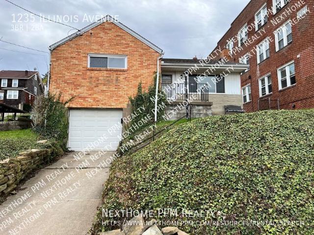 3 BR, 2 BA Apartment 1235 Illinois Avenue, Dormont, PA 15216