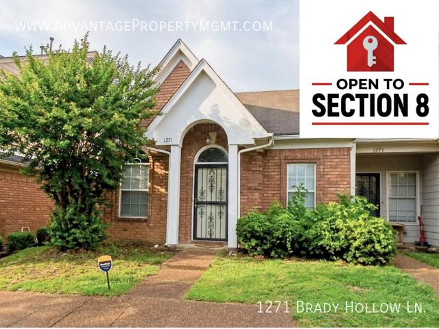 3 BR, 2 BA Apartment 1271 Brady Hollow Ln Cordova, TN 38016