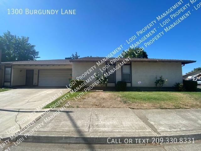 3 BR, 2 BA Apartment 1300 Burgundy Lane, Lodi, CA 95242