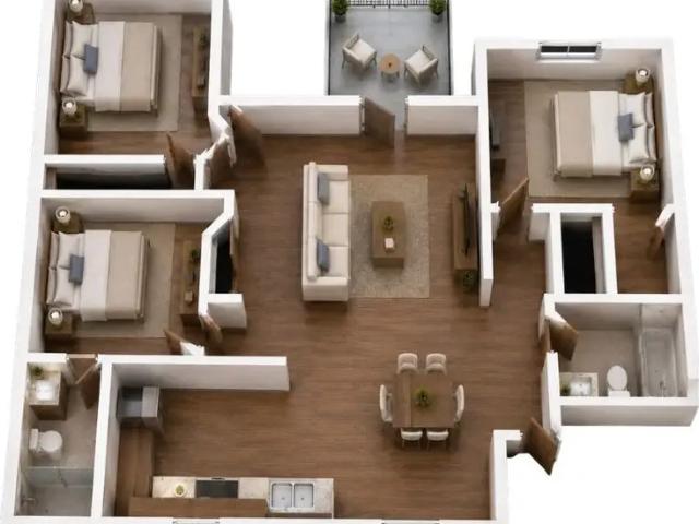 3 BR, 2 BA Apartment 13010 Kain Palms Court, 203, Tampa, FL 33612