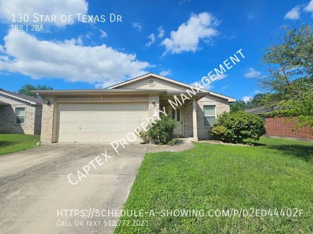 3 BR, 2 BA Apartment 130 Star of Texas Dr, Kyle, TX 78640