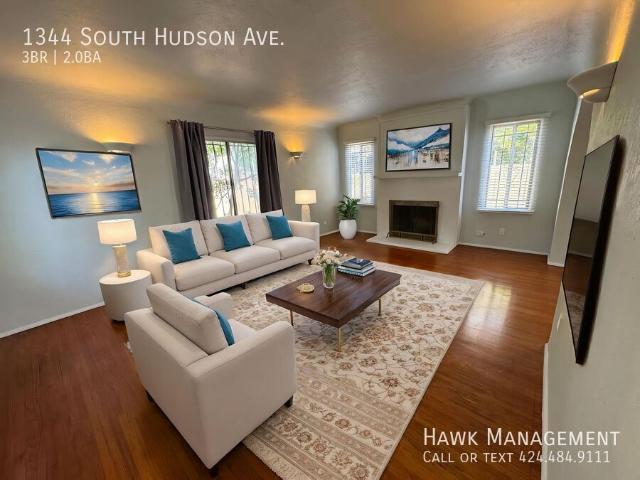 3 BR, 2 BA Apartment 1344 South Hudson Ave Los Angeles, CA 90019