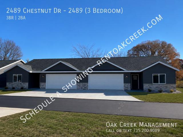3 BR, 2 BA Apartment 2489 Chestnut Dr, Plover, WI 54467