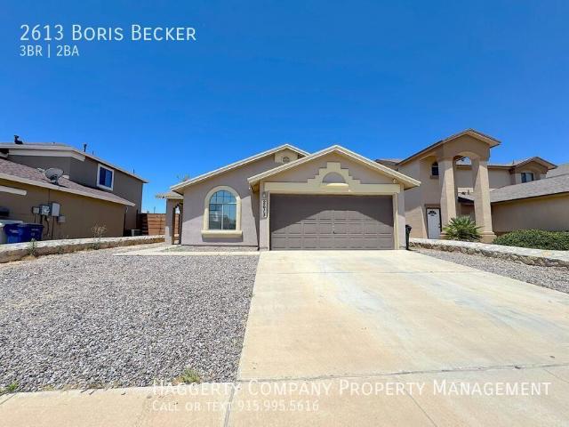 3 BR, 2 BA Apartment 2613 Boris Becker, El Paso, TX 79938