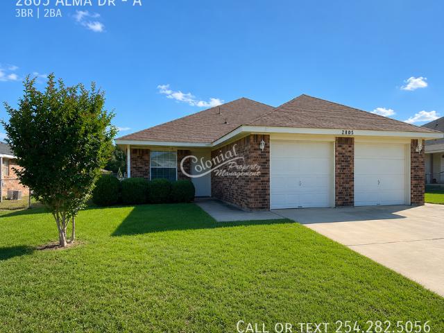 3 BR, 2 BA Apartment 2805 Alma Dr, Killeen, TX 76549