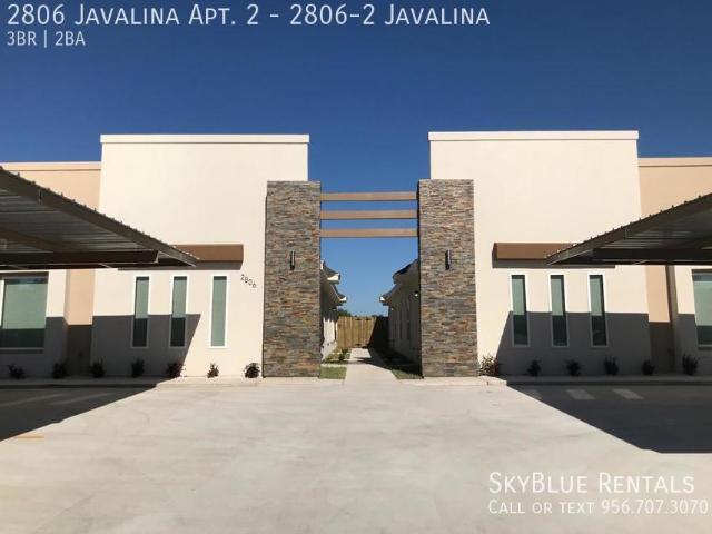 3 BR, 2 BA Apartment 2806 Javalina Apt. 2, Edinburg, TX 78542