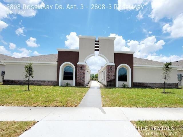 3 BR, 2 BA Apartment 2808 Rosemary Dr. Apt. 3, Weslaco, TX 78596