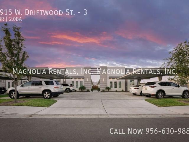 3 BR, 2 BA Apartment 2915 W. Driftwood St Edinburg, TX 78541