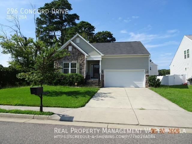 3 BR, 2 BA Apartment 296 Concord Drive, Hampton, VA 23666